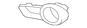 2008-2010 Toyota Highlander Cover Fog Lamp - DRIVERS SIDE 81482-0E040 ...
