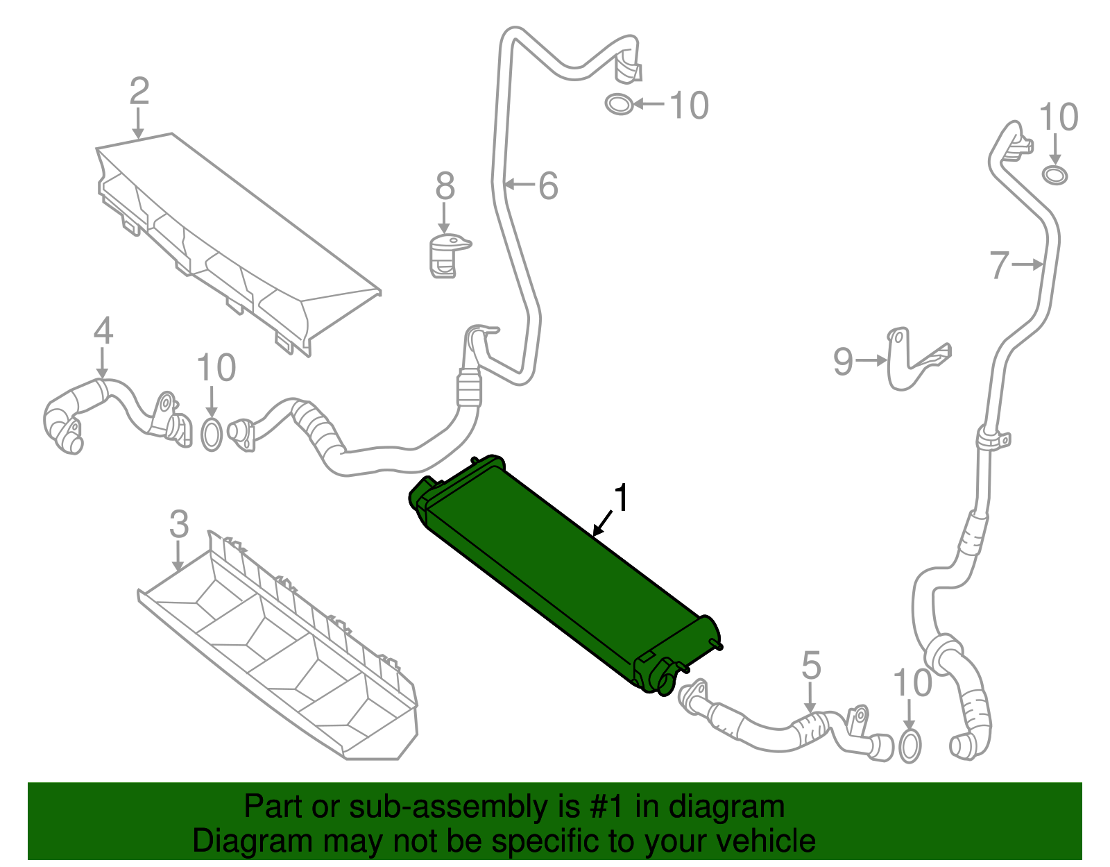 2012-2016 Mercedes-Benz Oil Cooler 215-500-01-00 | Retail Performance ...