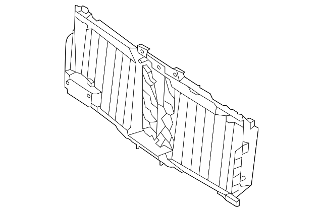 223-500-58-01 - Radiator Shutter Assembly 2021-2024 Mercedes-Benz ...