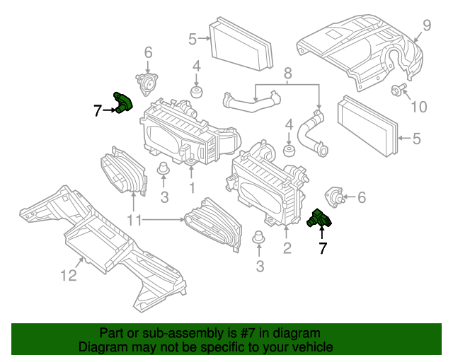 2011-2021 Mercedes-Benz Pressure Sensor 000-905-59-06 | MB OEM Parts