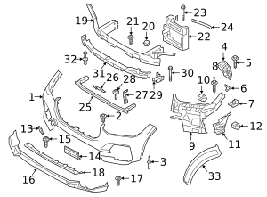 51117421792 - 2019-2023 BMW X5 Lower Cover (51-11-7-421-792) | BMW of ...