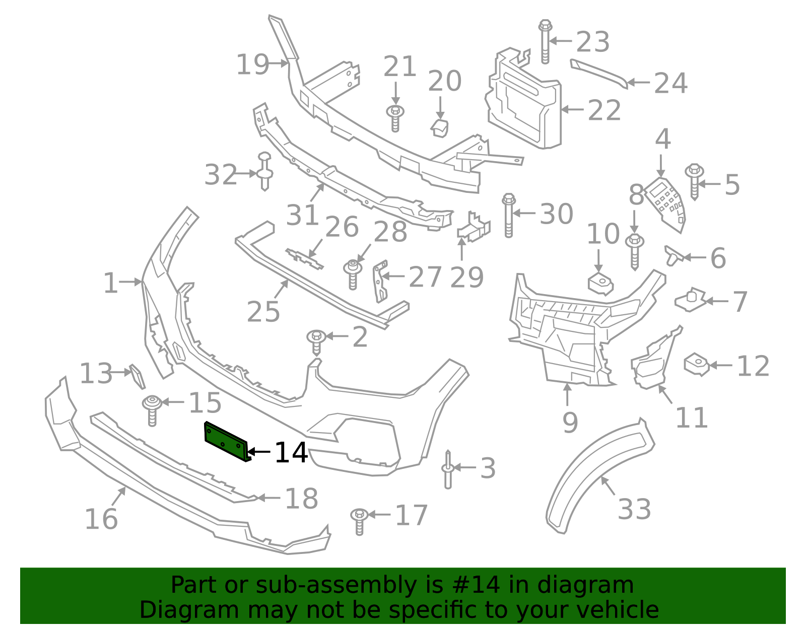 51-11-7-421-871 - 2019-2023 BMW X5 - License Bracket | BMWPartsHub