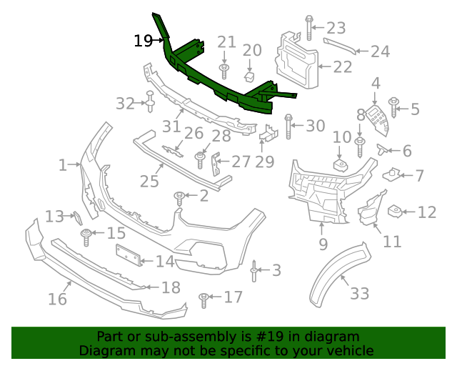 2019-2023 BMW Impact Bar 51-11-7-428-246 | BMWPartsDirect.com