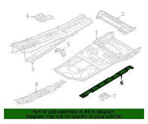 9J1-825-101-B - Floor Pan Splash Shield 2022-2024 Audi e-tron GT ...