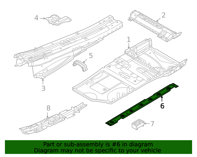 2022-2024 Audi e-tron GT Under Cover 9J1-825-102-B | OEM Parts Online