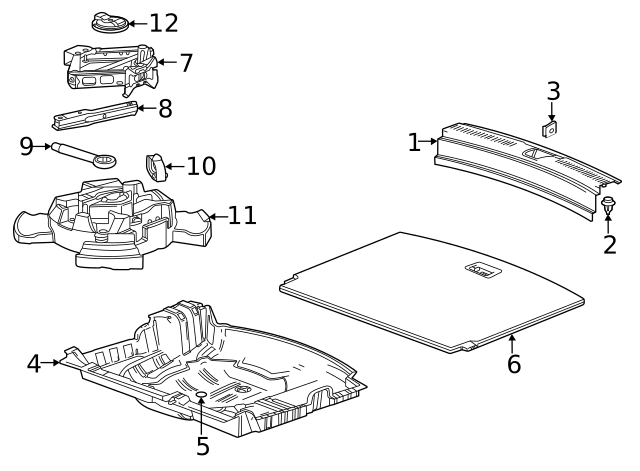 2020-2021 GM Jack 42743996 | TascaParts.com