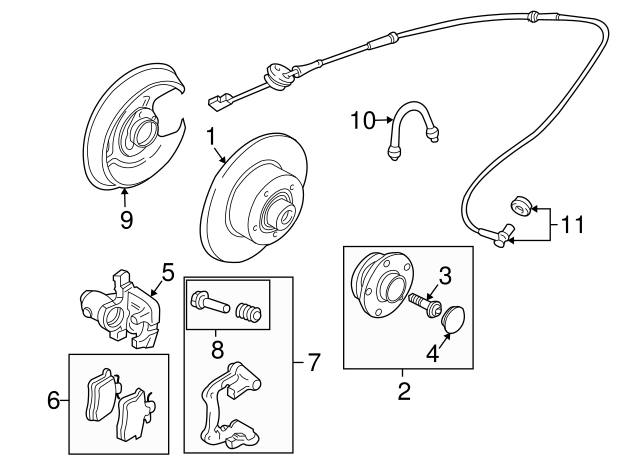 8E0-927-807-G - Speed Sensor 2005-2009 Audi | Audi OEM Parts