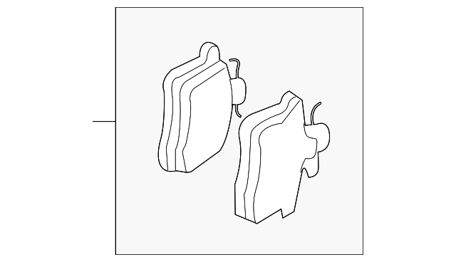 2005-2009 Audi Brake Pads Rear 8E0-698-451-J | Genuine Audi Parts