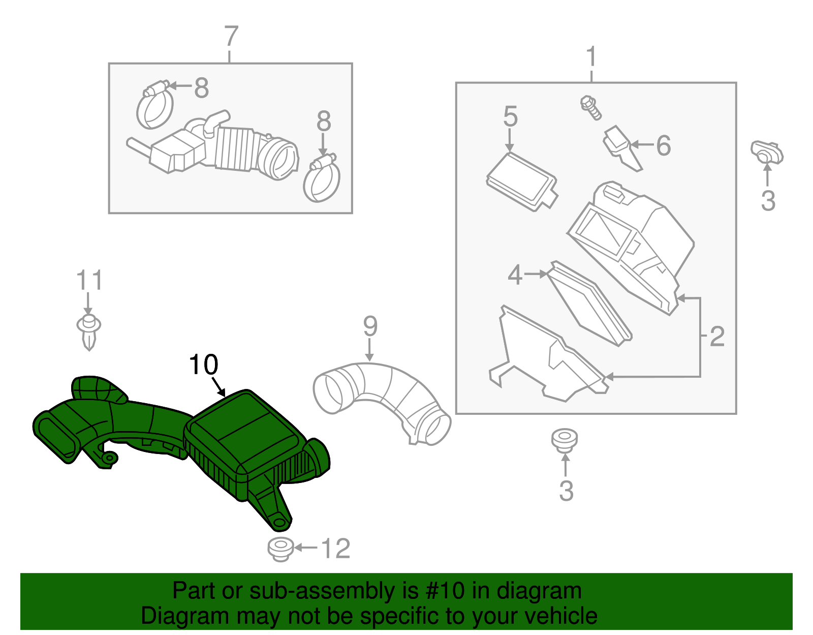 2013-2021 Nissan NV200 Resonator Assembly 16554-3LM0A | Schomp Nissan