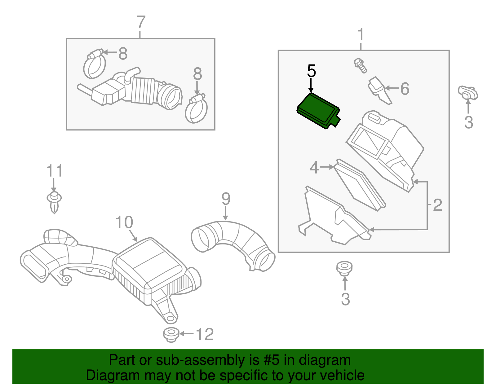 2007-2021 Nissan Filter Cover 16526-EL00A | Bill Kay Nissan Parts