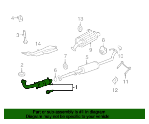 18150-REZ-A01 - Catalytic Converter 2010-2011 Honda CR-V | Honda Parts ...