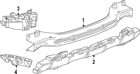 Bumper & Components - Rear for 2025 Chevrolet Trax | GMPartsDirect.com