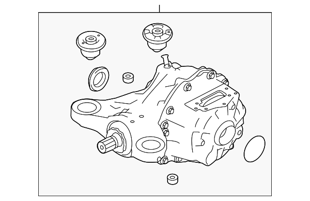 Genuine Differential Assembly for 2013-2017 Land Rover Range Rover ...