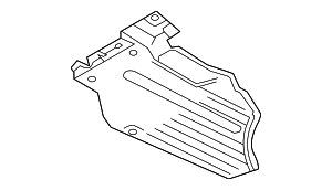 8R0-825-215-C - Rear Shield 2013-2017 Audi | Audi OEM Parts