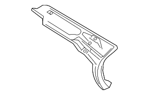 2009-2017 Audi Rear Shield 8R0-825-213-A | OEM Parts Online