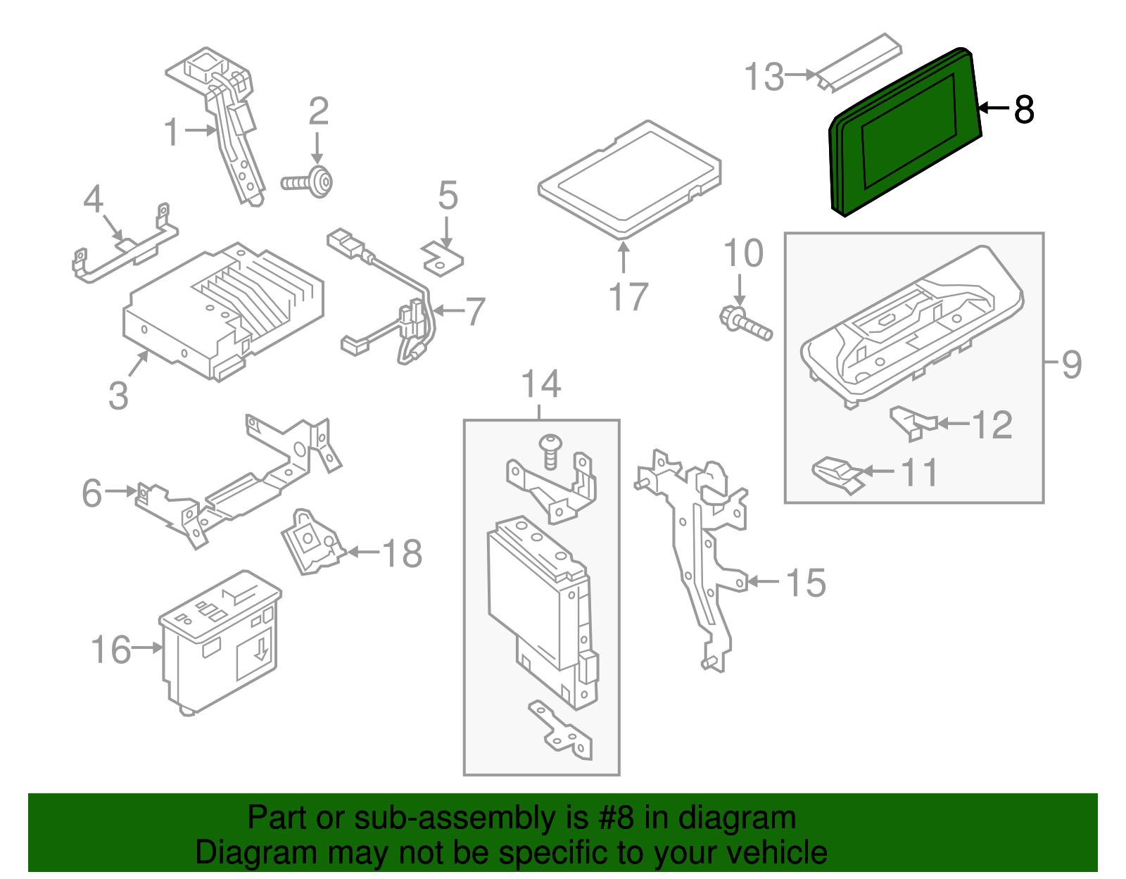 TK49611J0B - Display System 2016-2019 Mazda CX-9 | Mazda Wholesale Direct