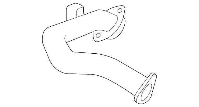 2007-2010 Mopar Cross Over Pipe 4880400AG | TascaParts.com