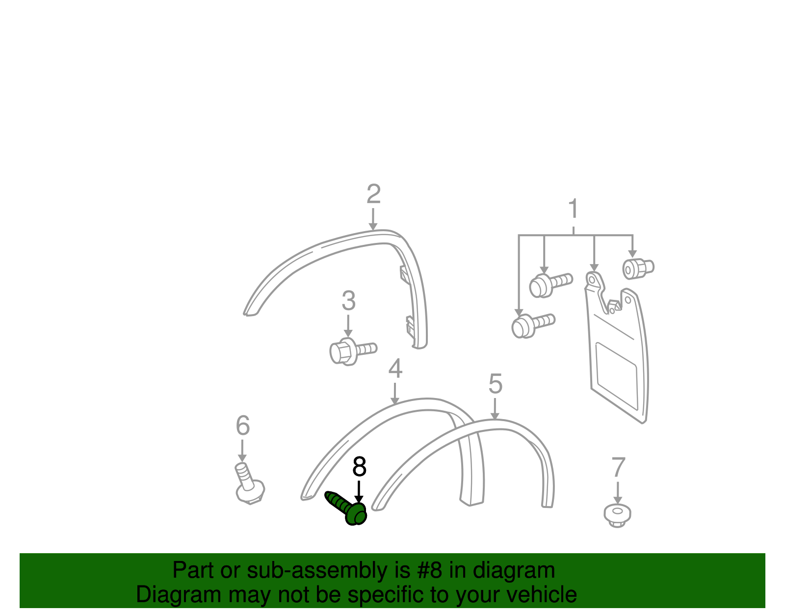 OEM 1998-2007 Toyota Flare Clip 90904-67037 | LaGrange Toyota Parts
