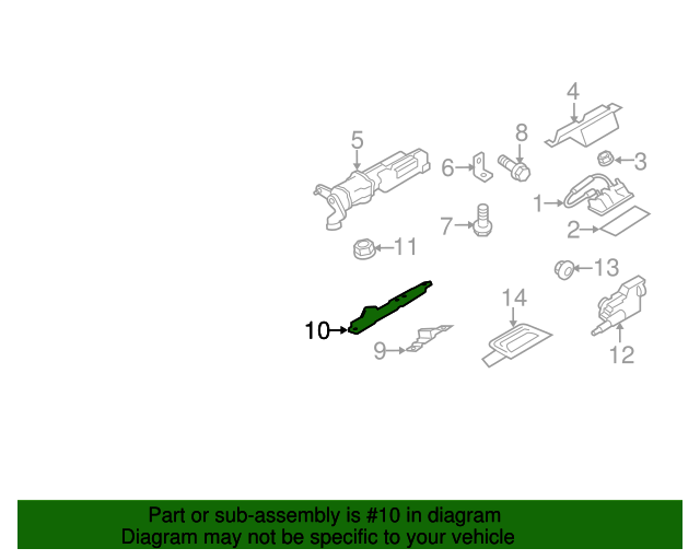 4F9-827-383-G - Lift-Gate Lock Striker Plate 2006-2017 Audi | Audi OEM ...