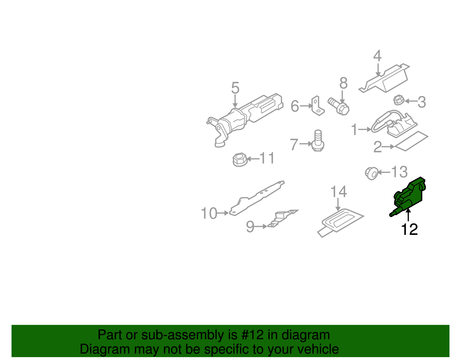2009-2023 Audi Gate Lock 8R0-827-505-A | Audi OEM Parts Guy