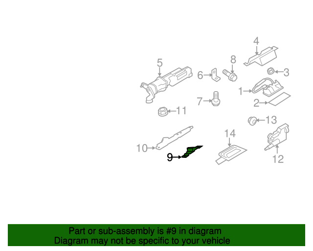 2005-2017 Audi Lift-Gate Lock Striker Plate 8P4-827-507 | Audi USA Parts
