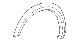 2012-2022 Ram Wheel Flare - Passenger Side (RH) 1TD48TZZAE | TascaParts.com