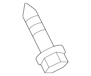 2012-2024 Mopar Wheel Flare Screw 06510174AA | Mopar Parts Canada