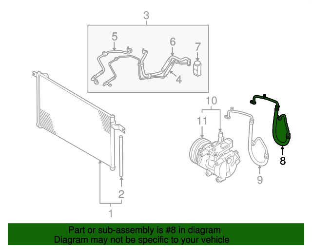 2009-2011 Hyundai Accent Discharge Hose 97762-1E100 | AutoNationParts.com