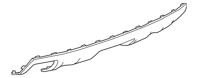 2016-2017 GMC Terrain Rear Bumper Valance Panel 23478008 GM ...