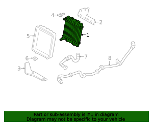 2020-2023 Land Rover Auxiliary Radiator LR114541 | OEM Parts Online