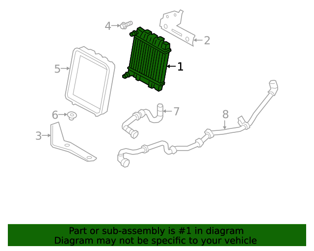 2020-2023 Land Rover Auxiliary Radiator LR114541 | OEM Parts Online