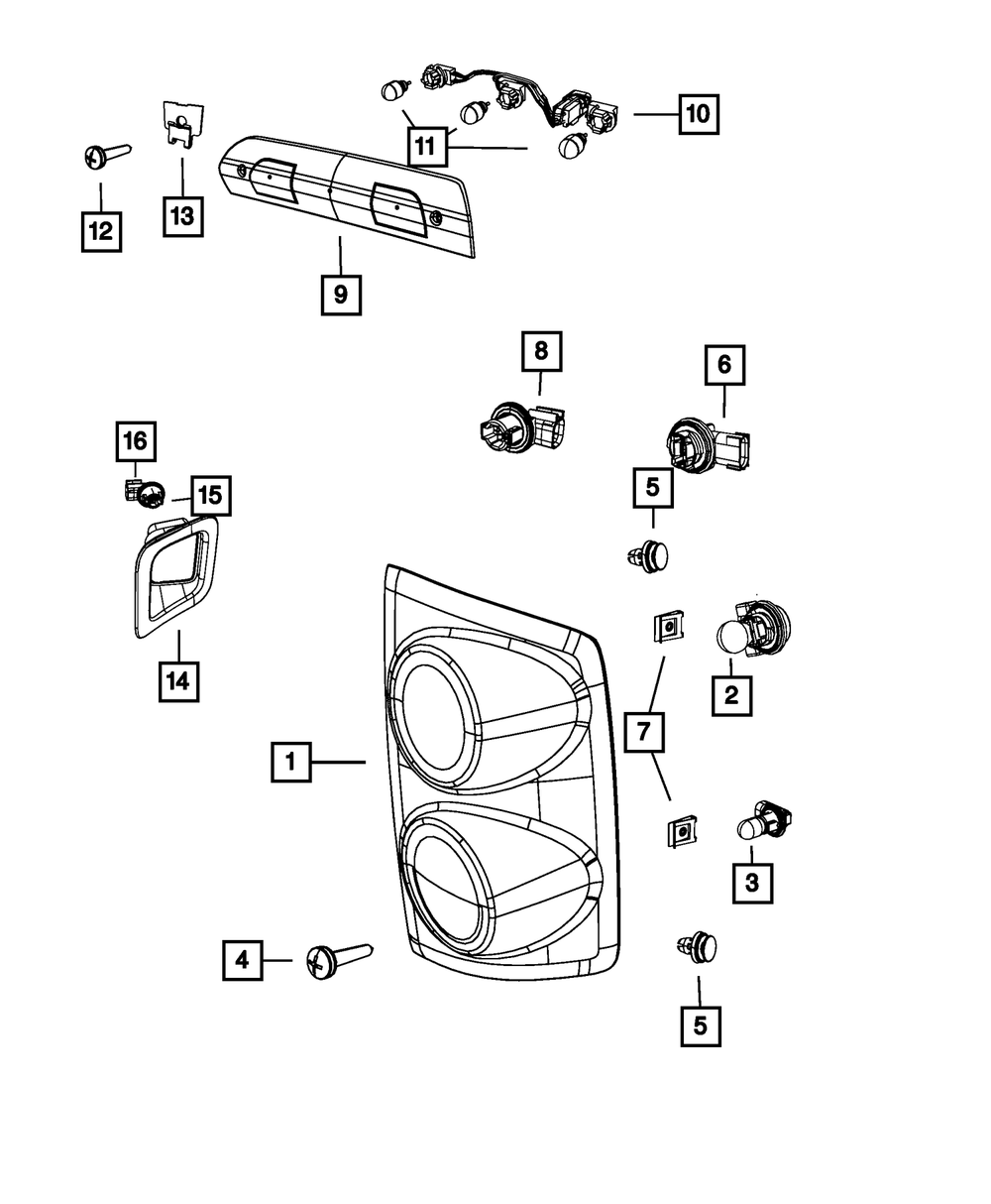 2002-2024 Mopar Lamp Socket 68046629AB | My Mopar Parts