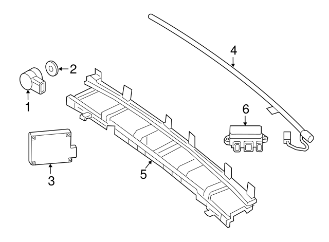 205-885-44-14 - Sensor Bracket 2017-2018 Mercedes-Benz | Mercedes-Benz ...