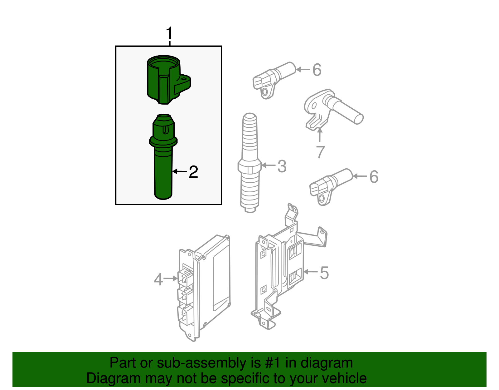 2008-2014 Ford Coil 8L3Z-12029-A | Miracle Ford Parts