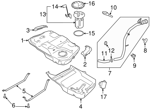 Fuel System Components for 2017 Lincoln MKZ | OEM Ford Parts