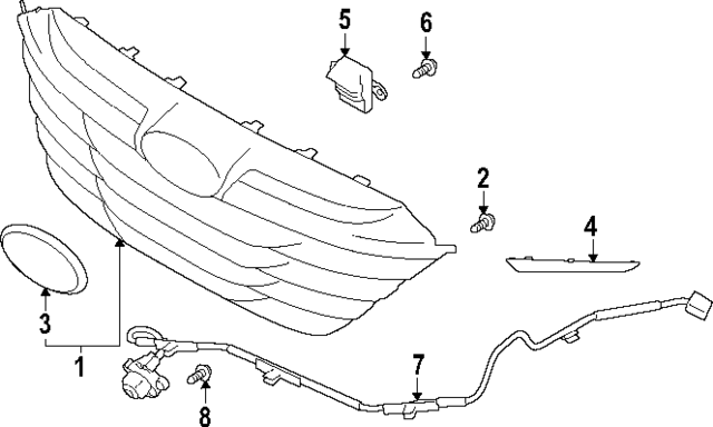 91121AN21A - Grille 2023-2024 Subaru Outback | Subaru Direct Wholesale