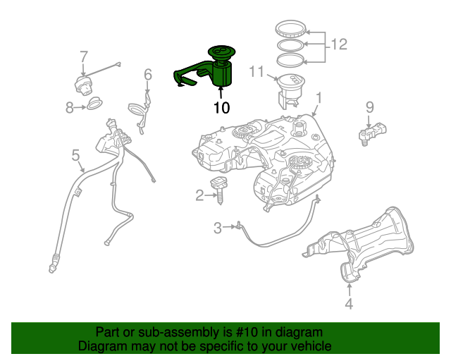 164-470-21-94 - Fuel Pump Assembly 2007-2012 Mercedes-Benz | Mercedes ...