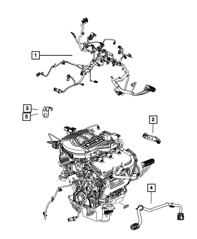 2002-2018 Mopar Housing Clip 56041379AA | Mopar Estores