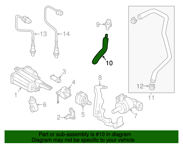 26720-2E610 - PCV Hose 2016-2019 Hyundai Sonata | AutoNation Parts
