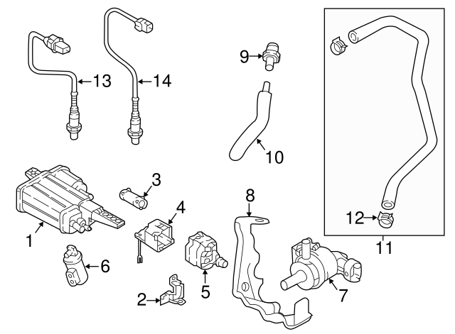 26720-2E610 - PCV Hose 2016-2019 Hyundai Sonata | AutoNation Parts