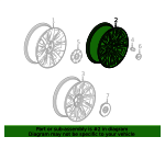 2021-2022 Cadillac F Wheel 23376239 | GMPartsDirect.com