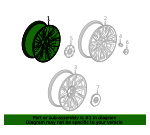 2021-2022 Cadillac F Wheel 23376238 | GMPartsDirect.com