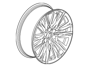2021-2022 Cadillac F Wheel 23376239 | GMPartsDirect.com