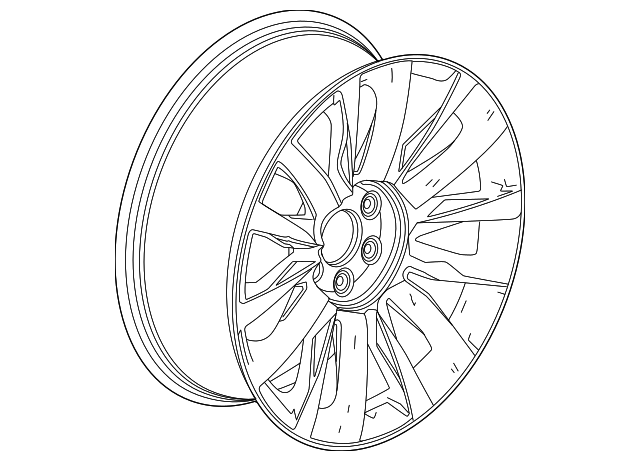 2021-2022 Cadillac F Wheel 23376238 | GMPartsDirect.com
