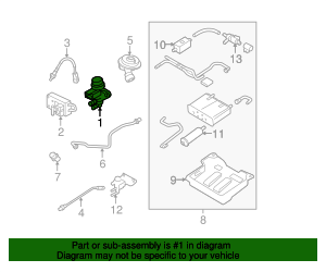 1991-2011 Ford OEM NEW 1991-2011 Ford Ranger Egr Valve Control Solenoid ...