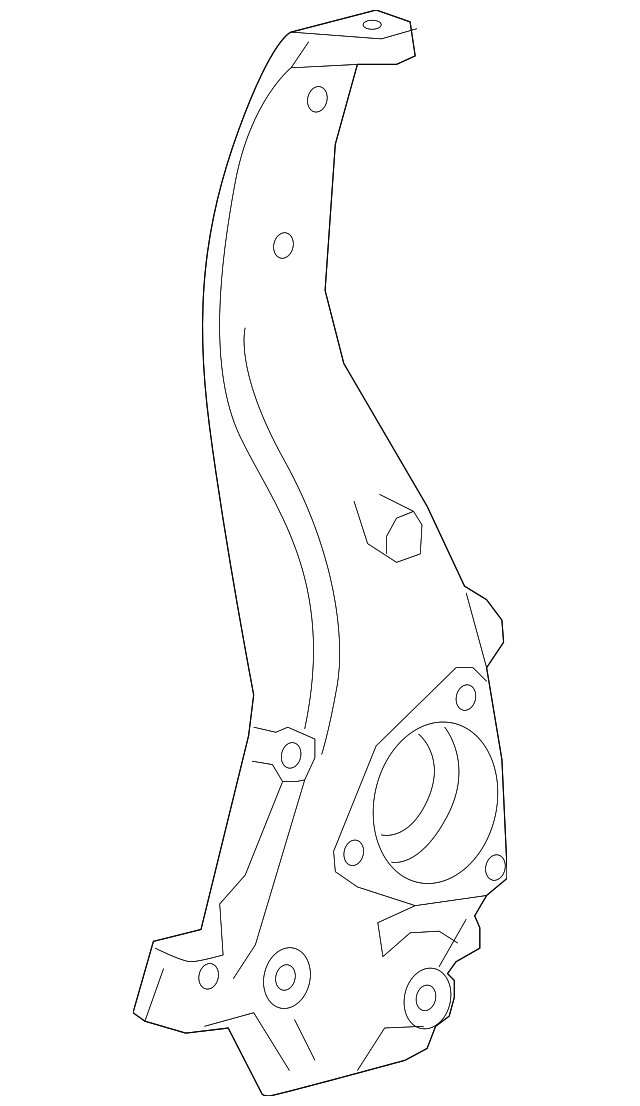 2016-2020 Cadillac CT6 Passenger Side Steering Knuckle 84193259 GM ...