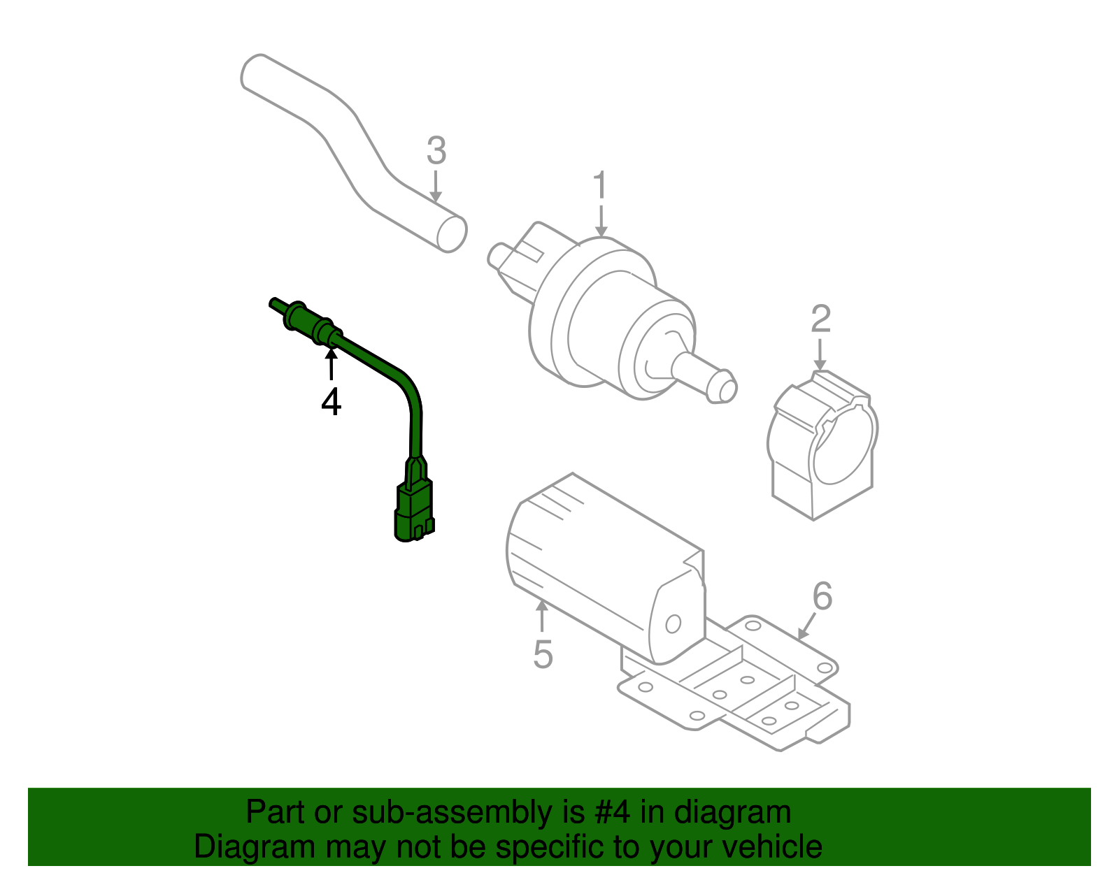 39210-23710 - Oxygen Sensor 2005-2010 Kia Sportage | Kia.Parts Store