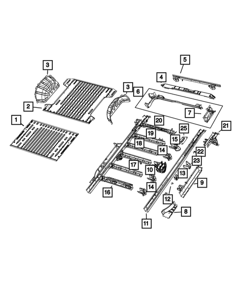 Floor Pans for 2022 Ram ProMaster 2500 | Mopar Estores