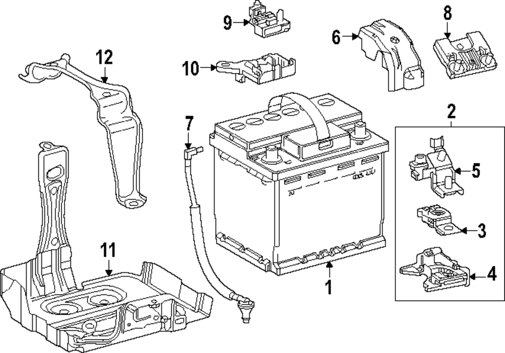 2023-2024 Toyota Corolla Cross 2023-2024 Toyota Corolla Cross - Battery ...