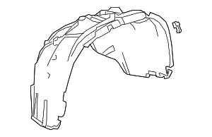 2019-2022 Chevrolet Front Passenger Side Wheelhouse Liner 84533747 GM ...